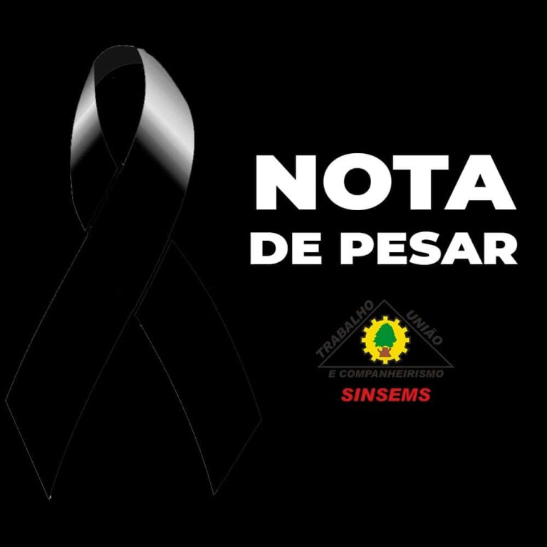 NOTA DE PESAR – SINSEMS